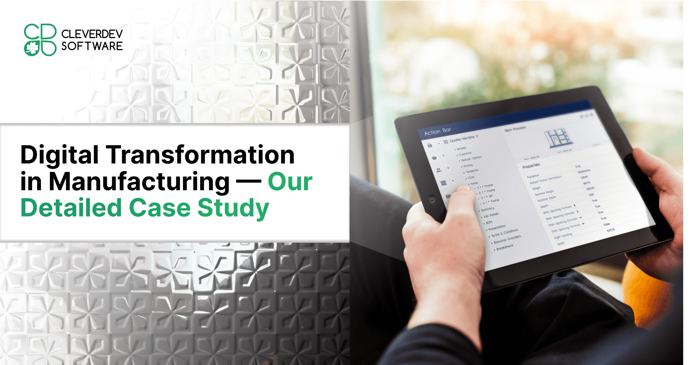 Digital Transformation Manufacturing Case Study | CleverDev Software